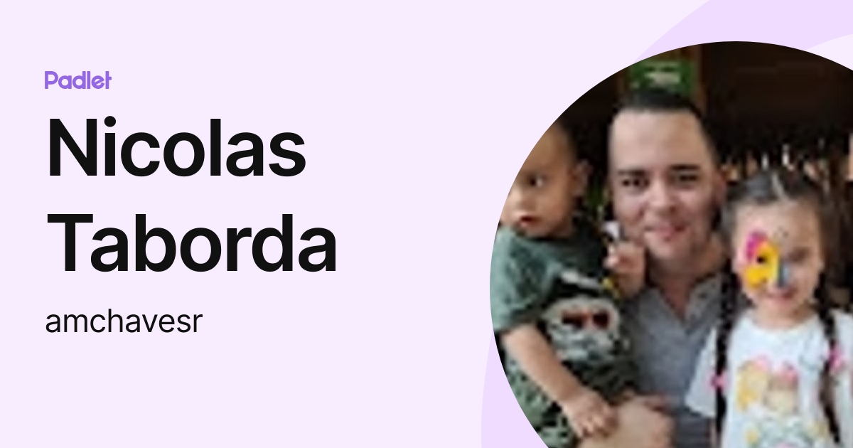 Nicolas Taborda (amchavesr) profile | Padlet