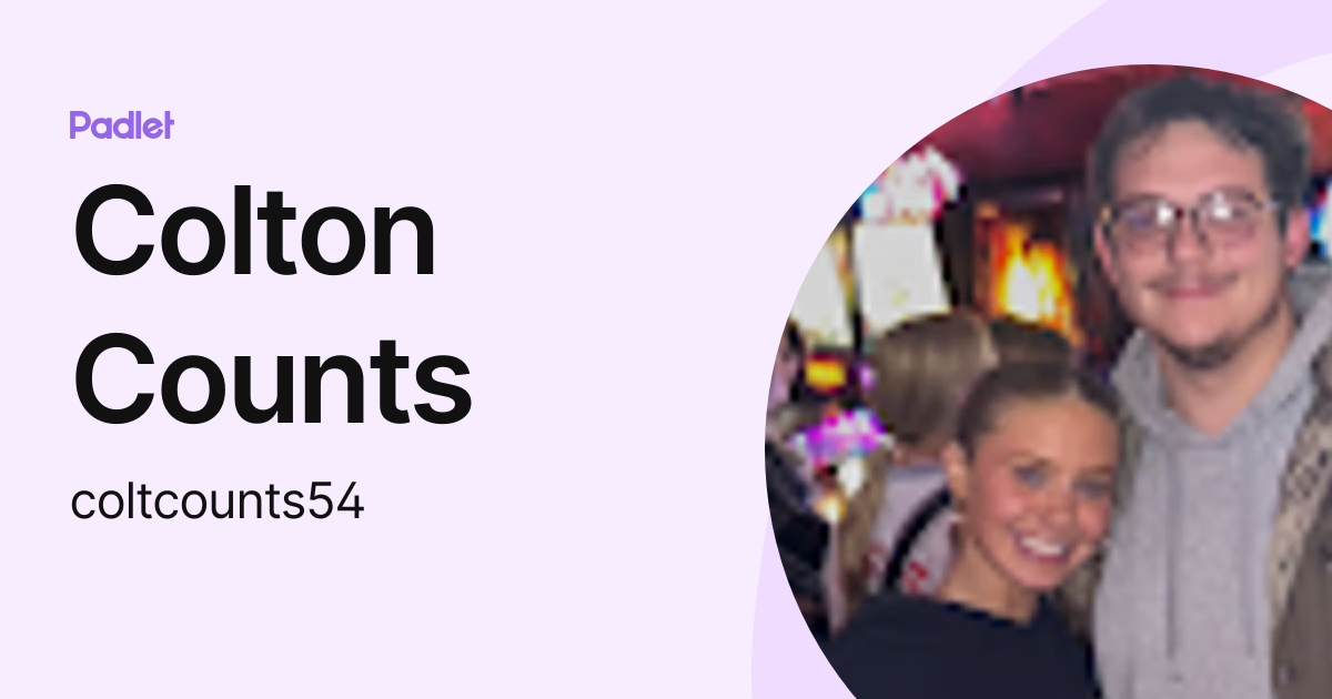 Colton Counts (coltcounts54) profile | Padlet