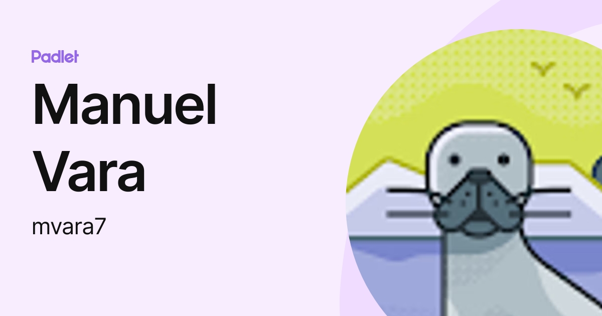 Manuel Vara (mvara7) profile | Padlet