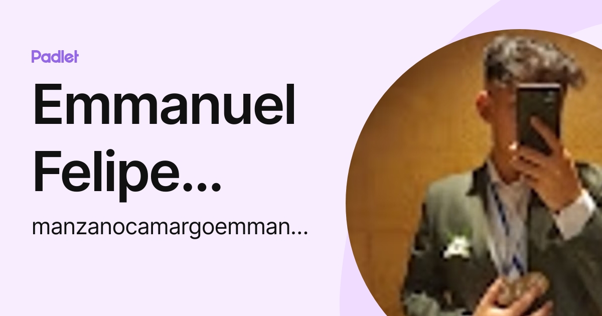 Emmanuel Felipe Manzano Camargo (manzanocamargoemmanuelfelipe) profile ...