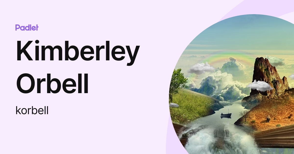 Kimberley Orbell (korbell) profile | Padlet
