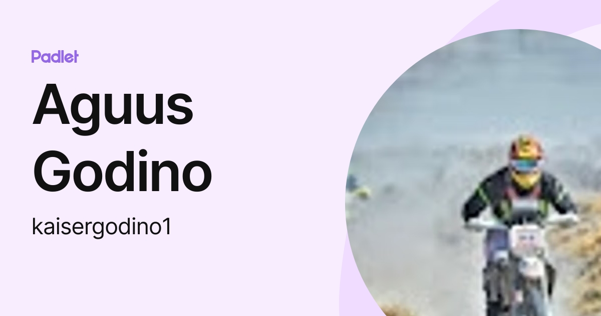 Aguus Godino (kaisergodino1) profile | Padlet