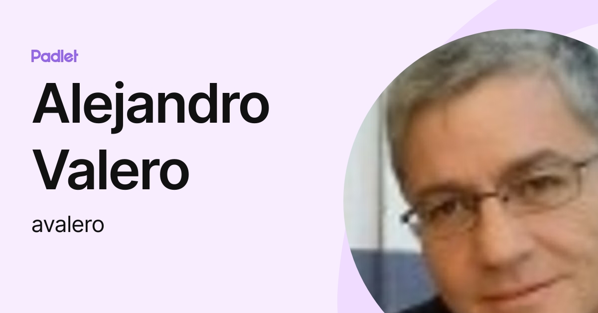 Alejandro Valero (avalero) profile | Padlet