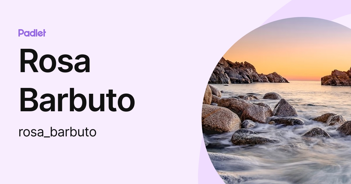 Rosa Barbuto (rosa_barbuto) profile | Padlet