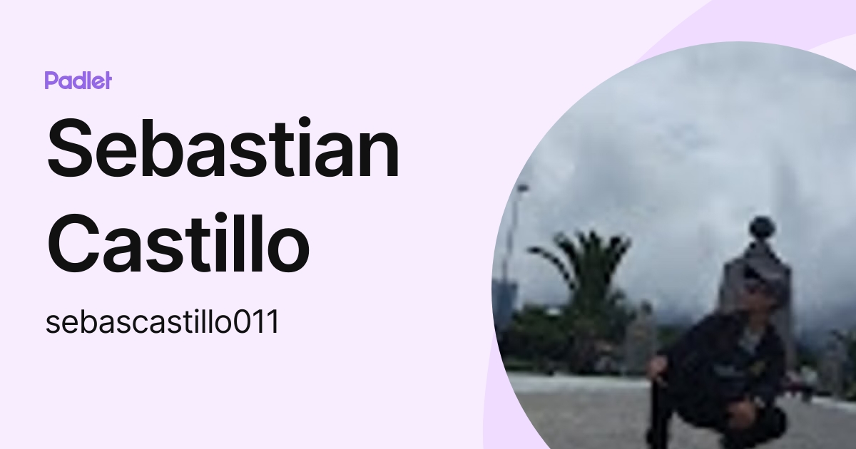 Sebastian Castillo (sebascastillo011) profile | Padlet