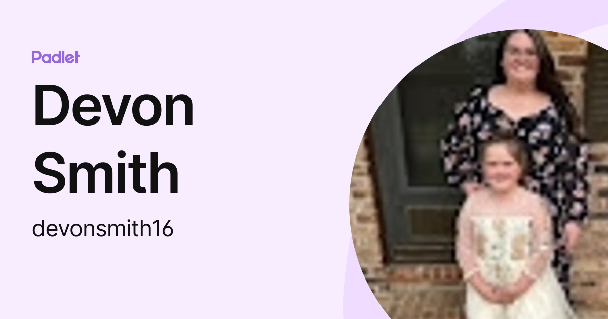 Devon Smith (devonsmith16) profile | Padlet
