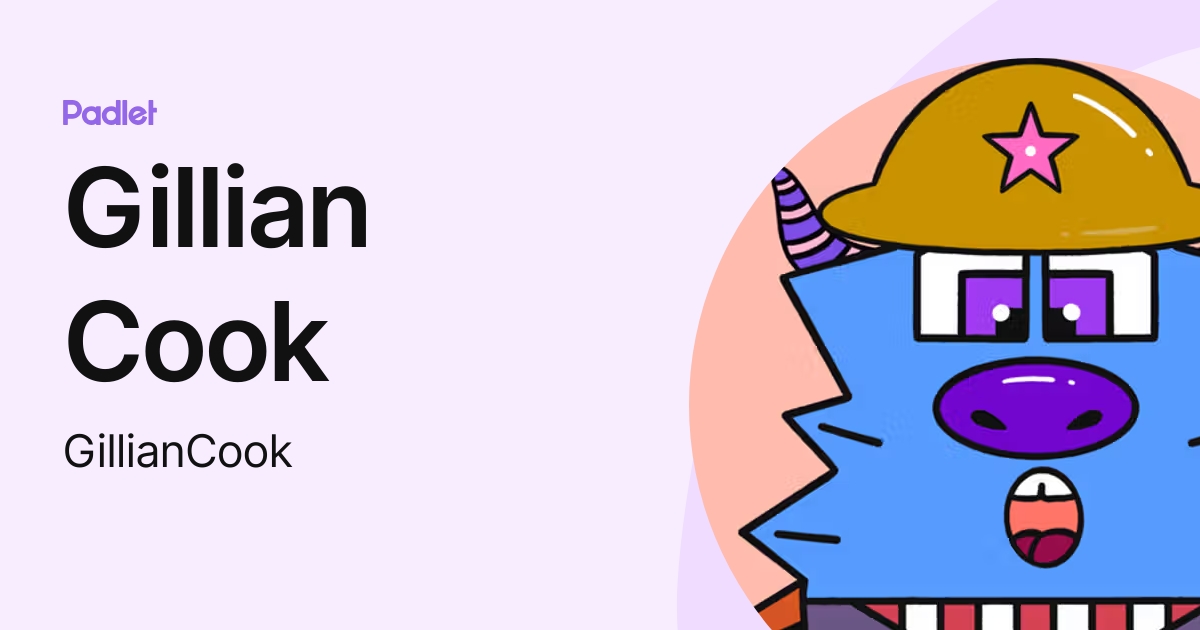 Gillian Cook (GillianCook) profile | Padlet