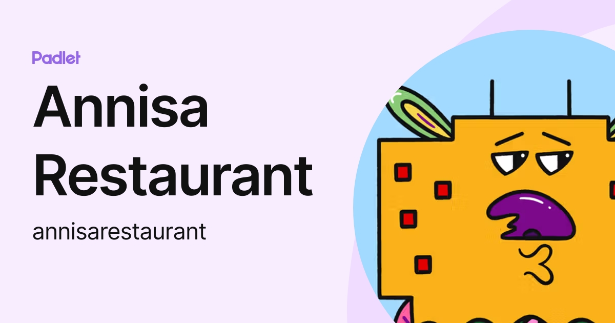 Annisa Restaurant (annisarestaurant) profile | Padlet