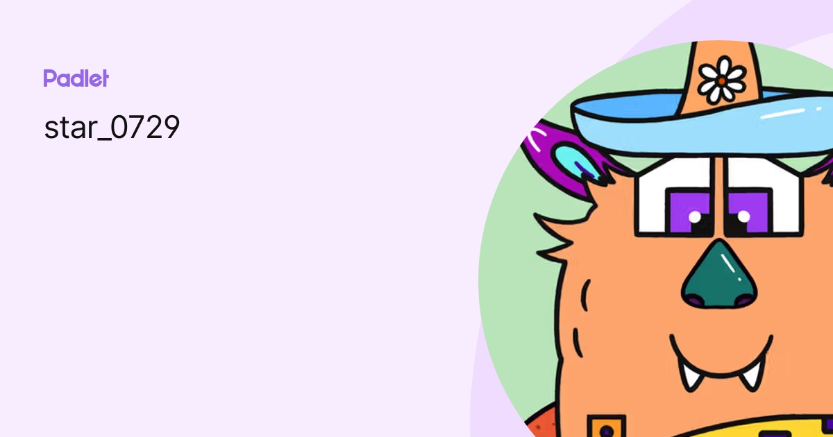 star_0729 profile | Padlet