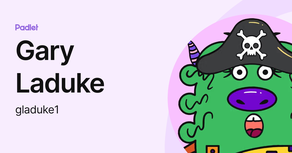 Gary Laduke (gladuke1) profile | Padlet
