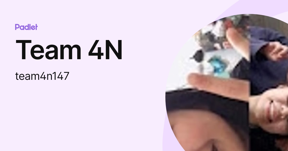 Team 4N (team4n147) profile | Padlet