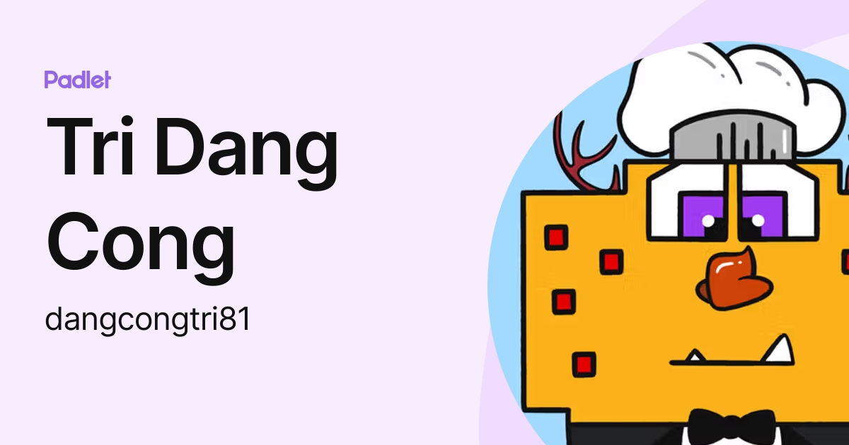Tri Dang Cong (dangcongtri81) profile | Padlet
