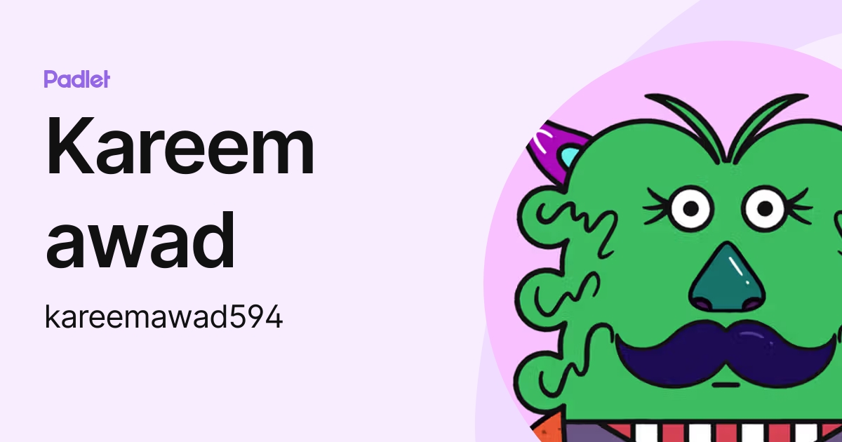 Kareem awad (kareemawad594) profile | Padlet