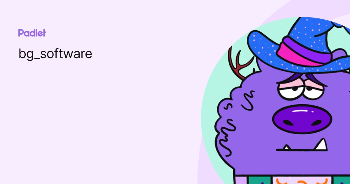 bg_software profile | Padlet