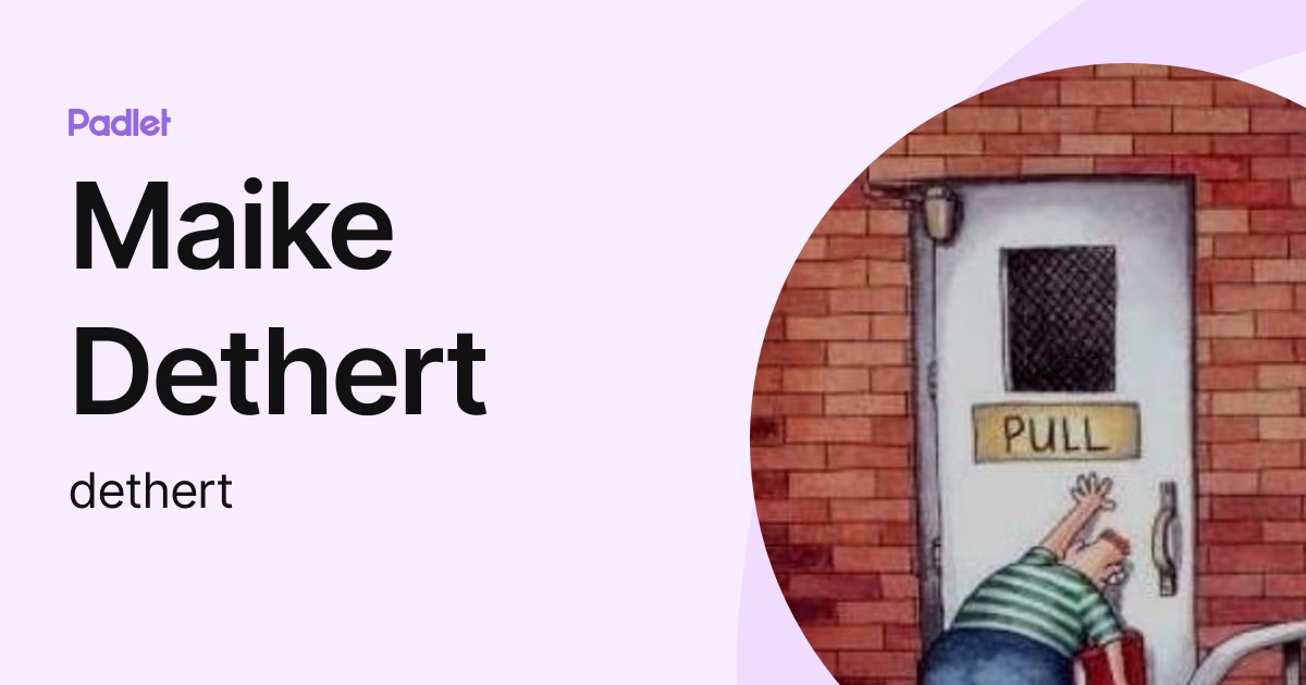 Maike Dethert (dethert) profile | Padlet