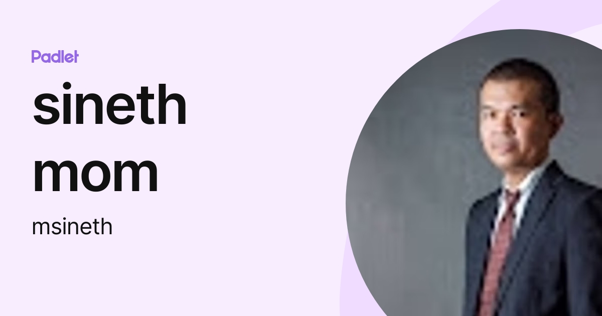 sineth mom (msineth) profile | Padlet