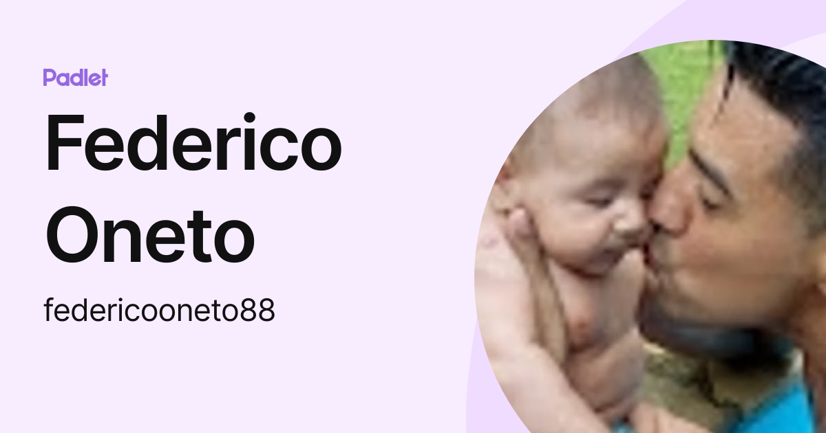 Federico Oneto (federicooneto88) profile | Padlet