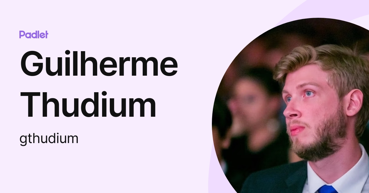 Guilherme Thudium (gthudium) profile | Padlet
