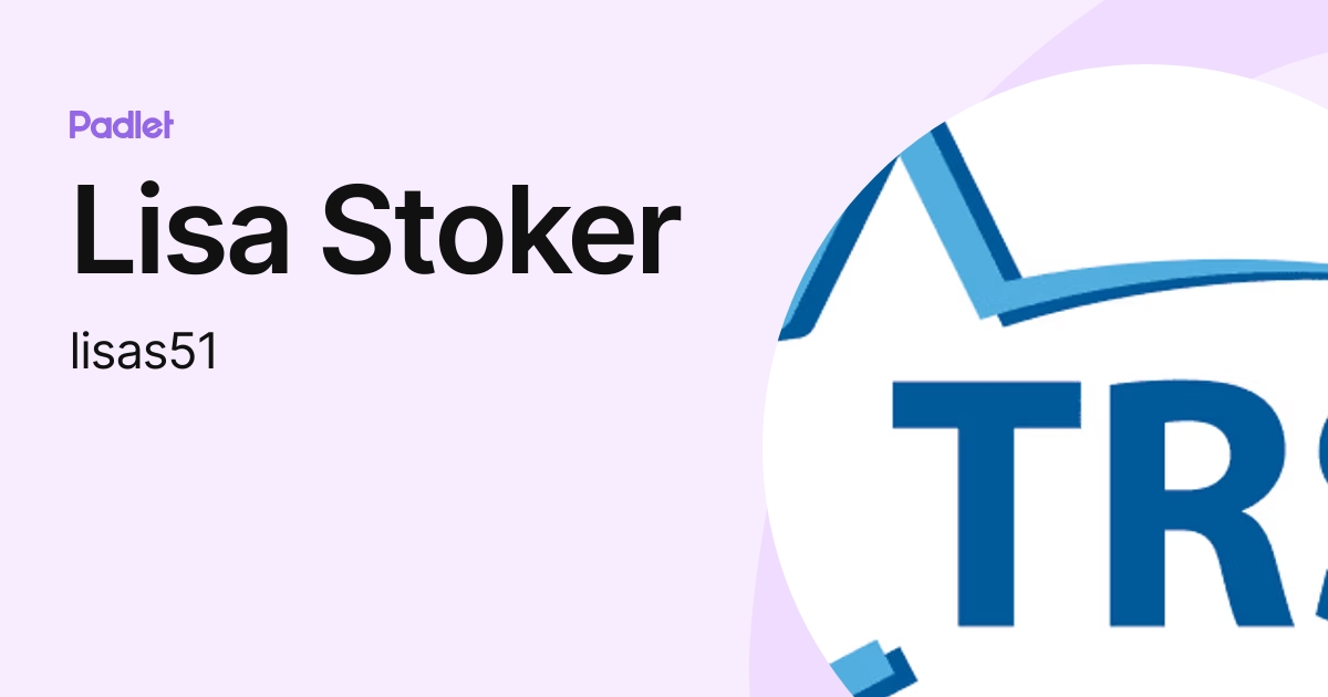 Lisa Stoker (lisas51) profile | Padlet