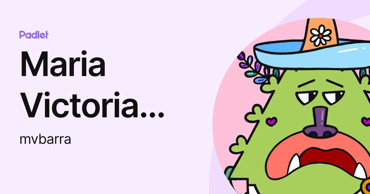 Maria Victoria Barra (mvbarra) profile | Padlet