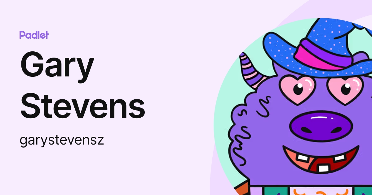 Gary Stevens (garystevensz) profile | Padlet