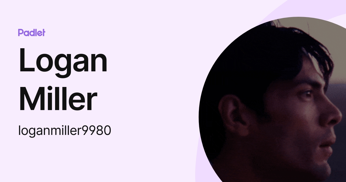 Logan Miller (loganmiller9980) profile | Padlet