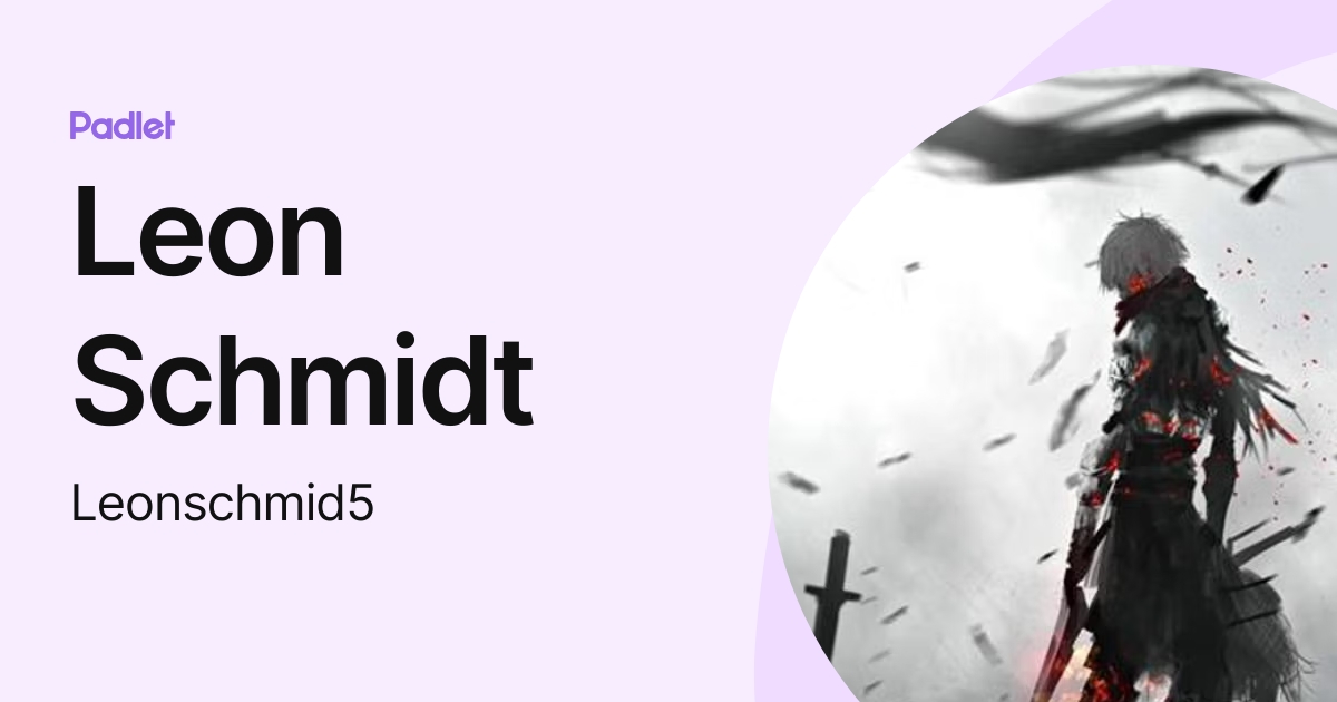 Leon Schmidt (Leonschmid5) profile | Padlet