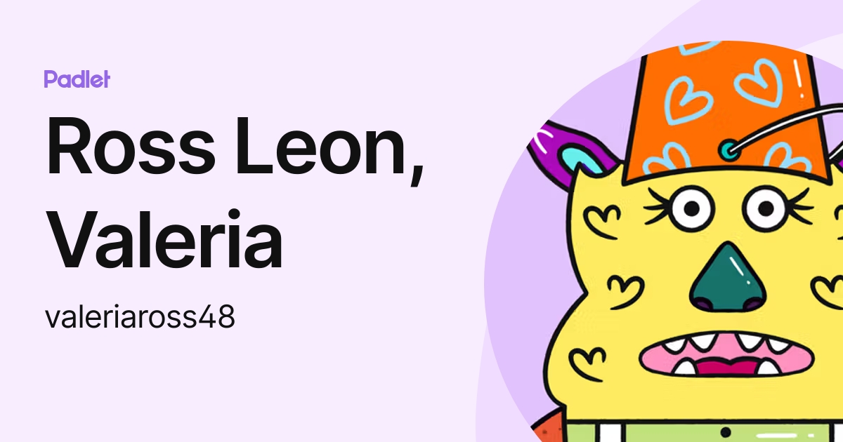 Ross Leon, Valeria (valeriaross48) profile | Padlet