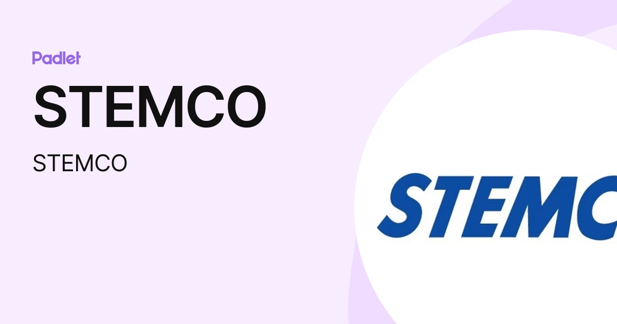 STEMCO (STEMCO) profile | Padlet