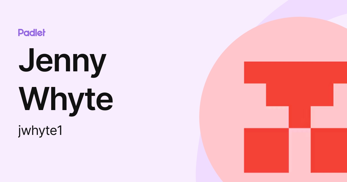 Jenny Whyte (jwhyte1) profile | Padlet