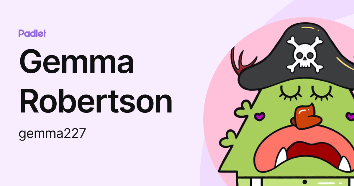 Gemma Robertson (gemma227) profile | Padlet