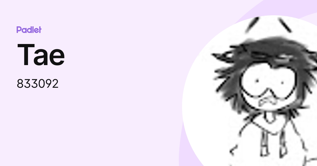 Tae 833092 Profile Padlet