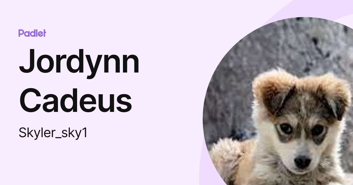 Jordynn Cadeus Skyler Sky1 Profile Padlet