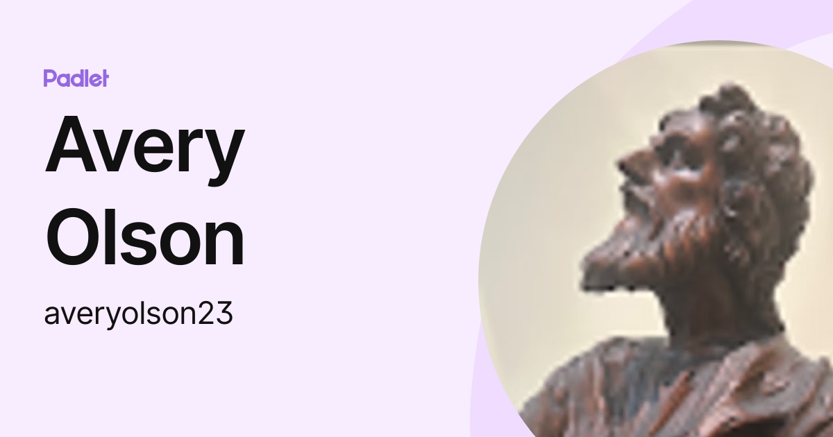 Avery Olson Averyolson23 Profile Padlet