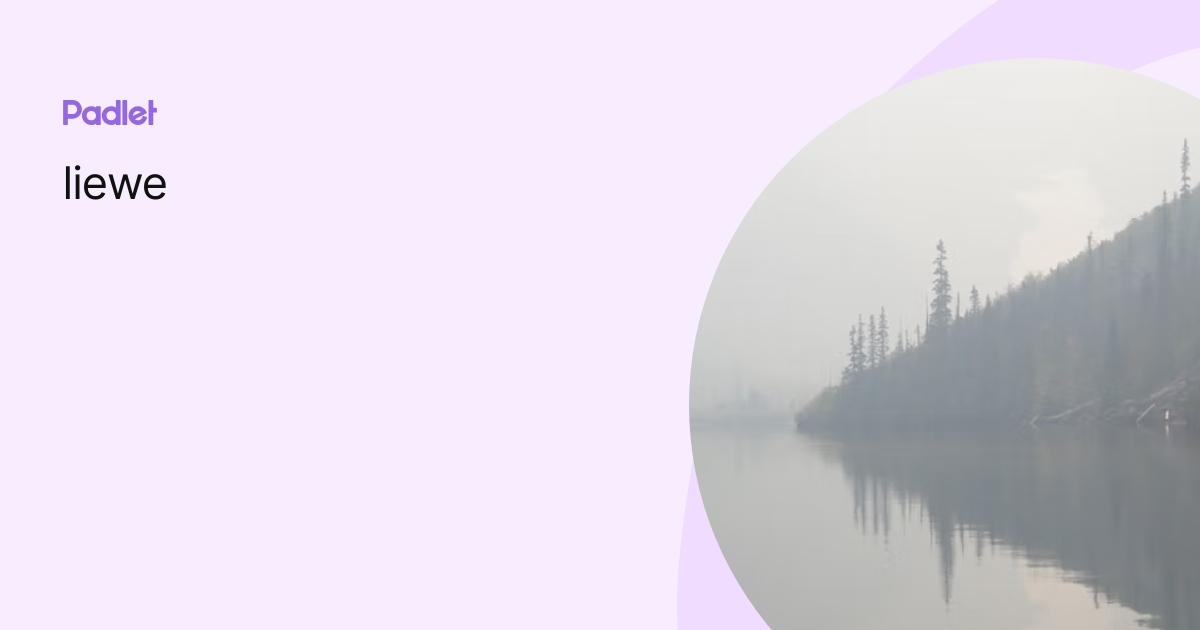 liewe profile | Padlet