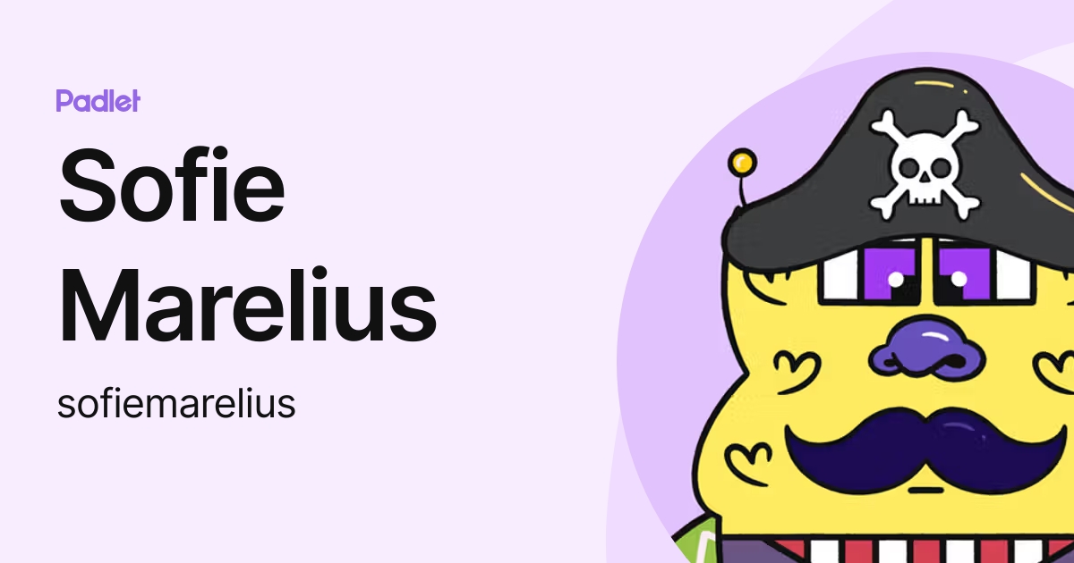 Sofie Marelius (sofiemarelius) profile | Padlet