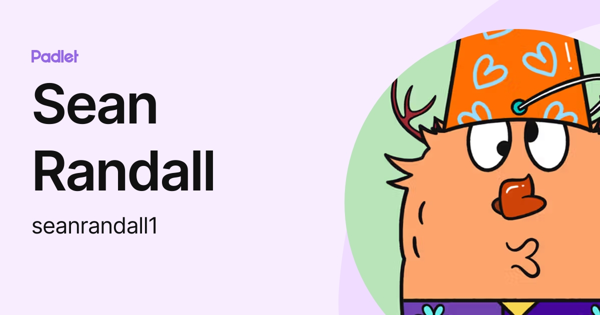 Sean Randall (seanrandall1) profile | Padlet