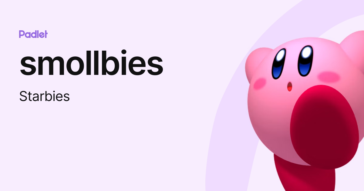 smollbies (Starbies) profile | Padlet