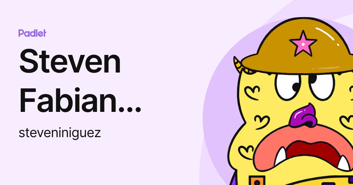 Steven Fabian Iñiguez Cueva (steveniniguez) profile | Padlet