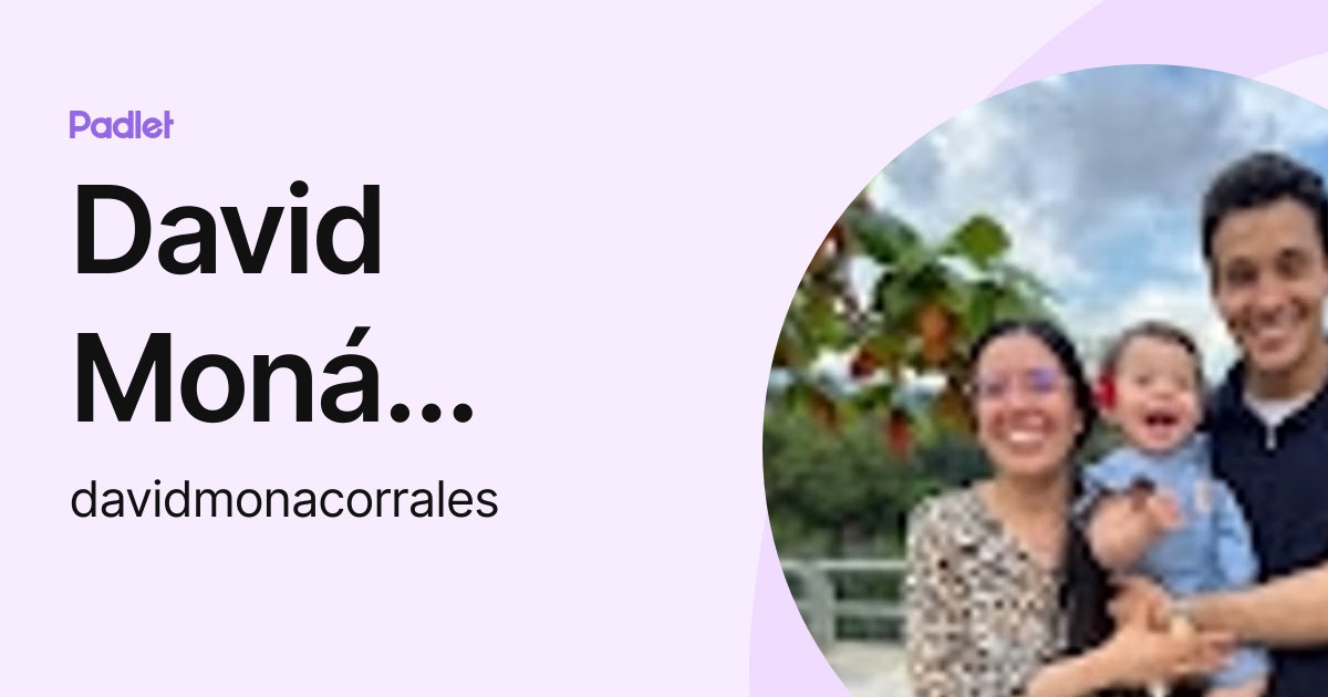 David Moná Corrales (davidmonacorrales) profile | Padlet