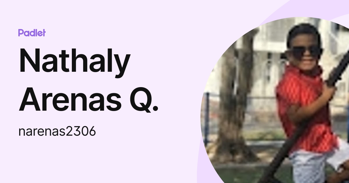 Nathaly Arenas Q. (narenas2306) profile | Padlet