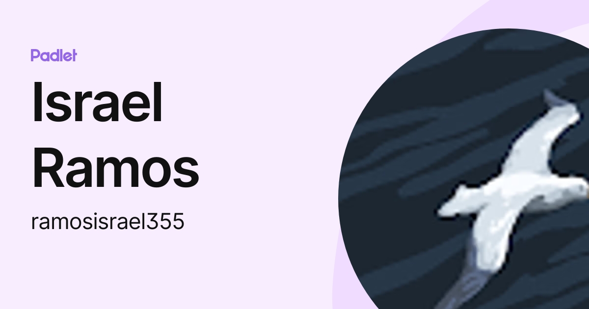 Israel Ramos (ramosisrael355) profile | Padlet
