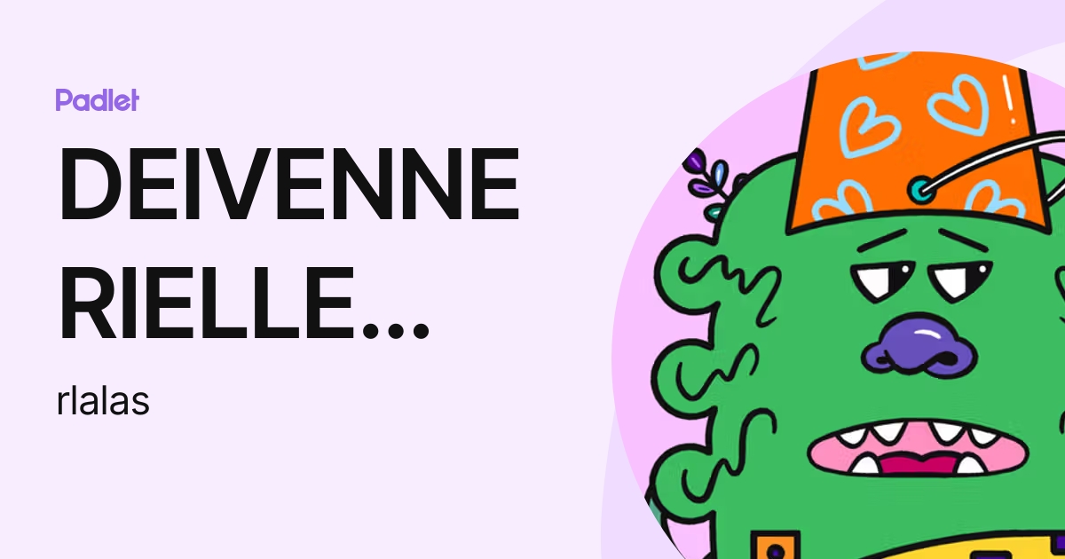DEIVENNE RIELLE LALAS (rlalas) profile | Padlet