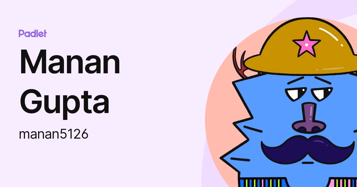 Manan Gupta (manan5126) profile | Padlet