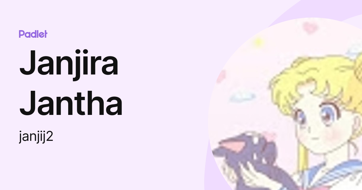 Janjira Jantha (janjij2) profile | Padlet