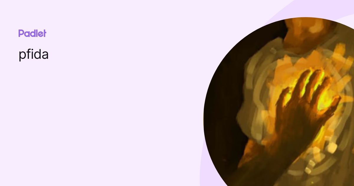 pfida profile | Padlet
