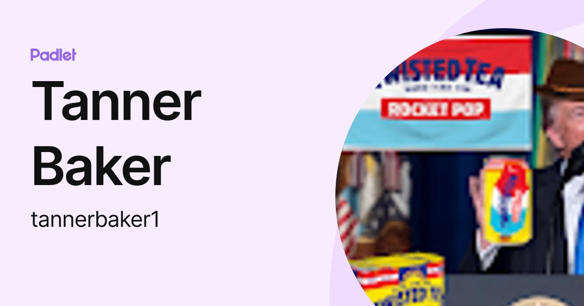 Tanner Baker (tannerbaker1) profile | Padlet