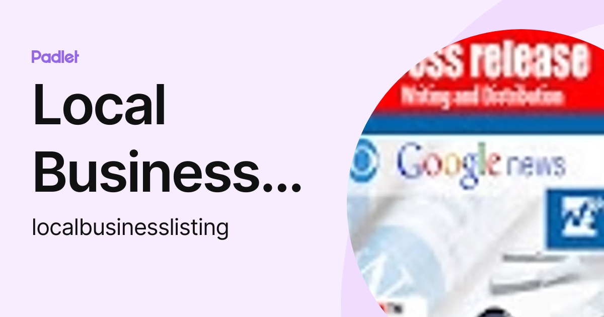 Local Business Listing (localbusinesslisting) profile | Padlet