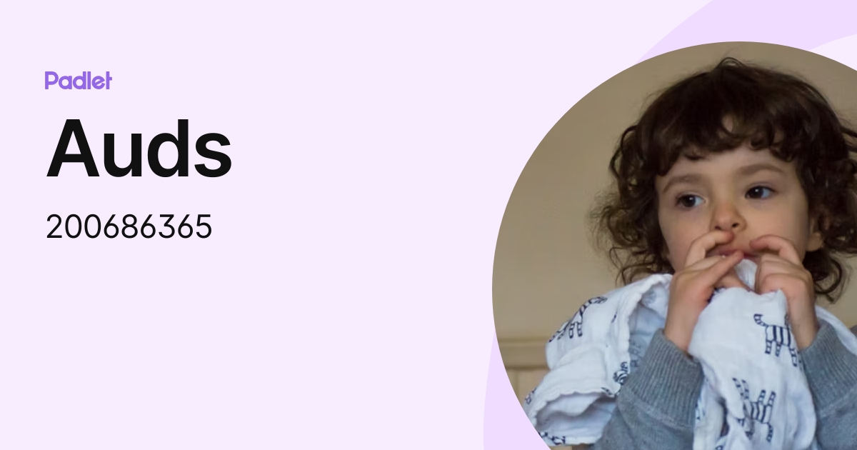 Auds (200686365) profile | Padlet