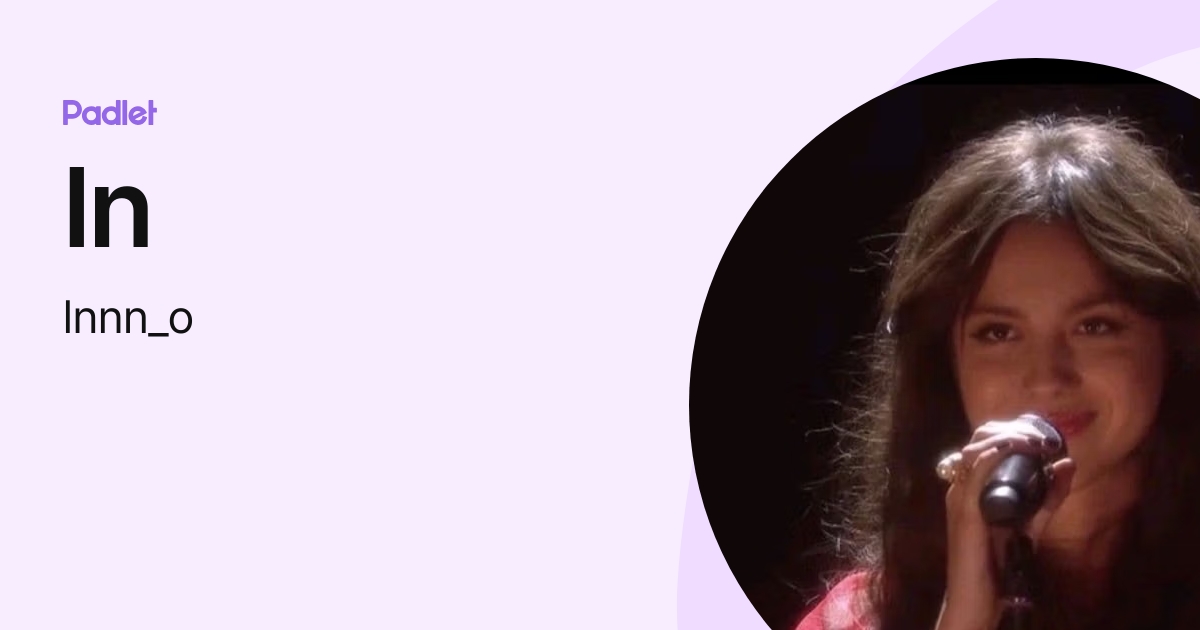 ln (lnnn_o) profile | Padlet